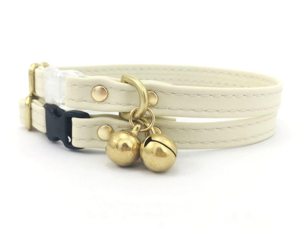 Luxury Cat Collars in Vegan Leather, Cork, Organic Cotton & Silicone ...